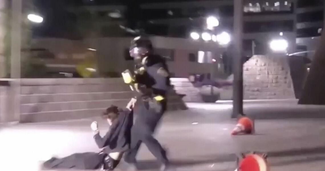 Demonstrator injured after federal agent fired projectile from close ...