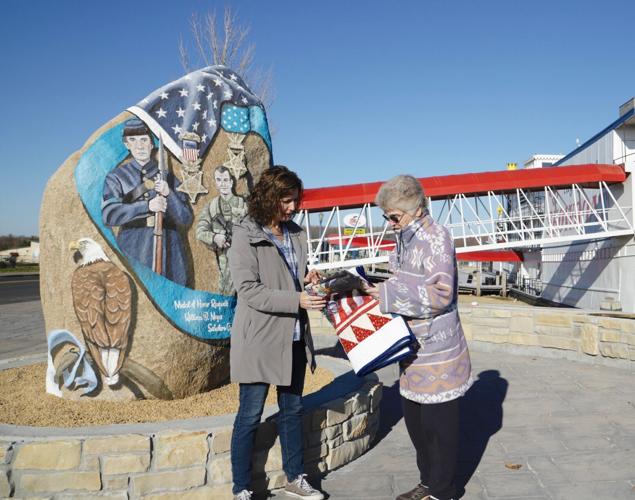 Sewing for sanity: Widow makes quilts for veterans in memory of her ...