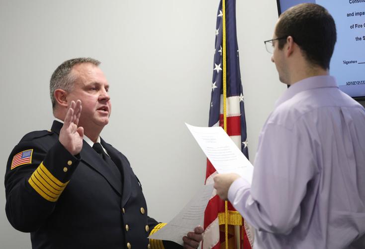 Sowle sworn in as Camanche fire chief | Local News | clintonherald.com