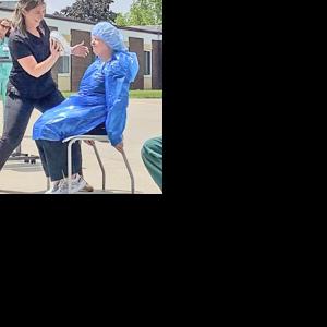 MercyOne Clinton fundraiser ends with pie-throwing | News ...