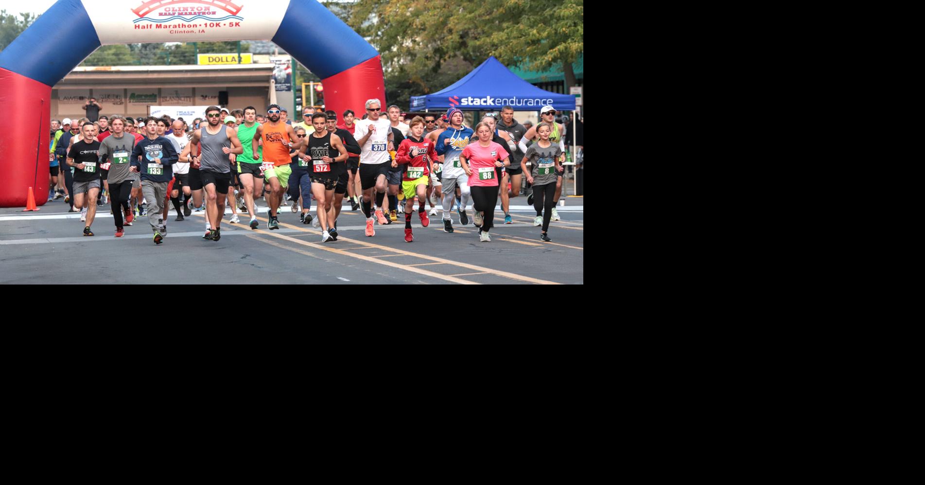 Rice makes it three in a row as Clinton Half Marathon men's winner ...