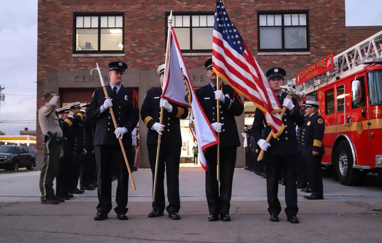 Walk-out ceremony honors retiring CFD battalion chief | Local News ...