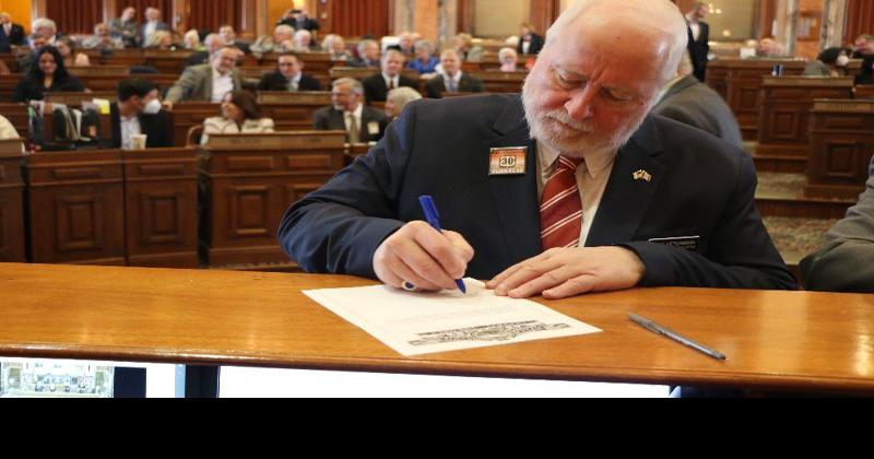 Determann takes oath of office into Legislature | Local News ...