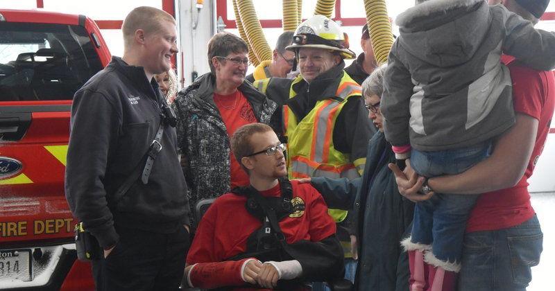 Firefighter Cain arrives home | Local News | clintonherald.com