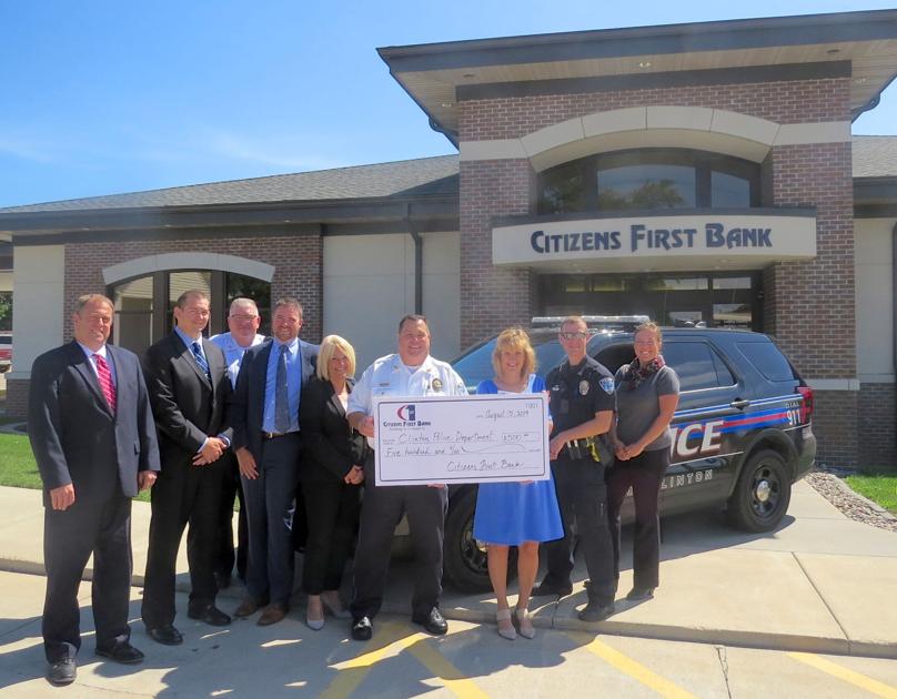 Citizens First donates to Clinton Police Department | Local News ...