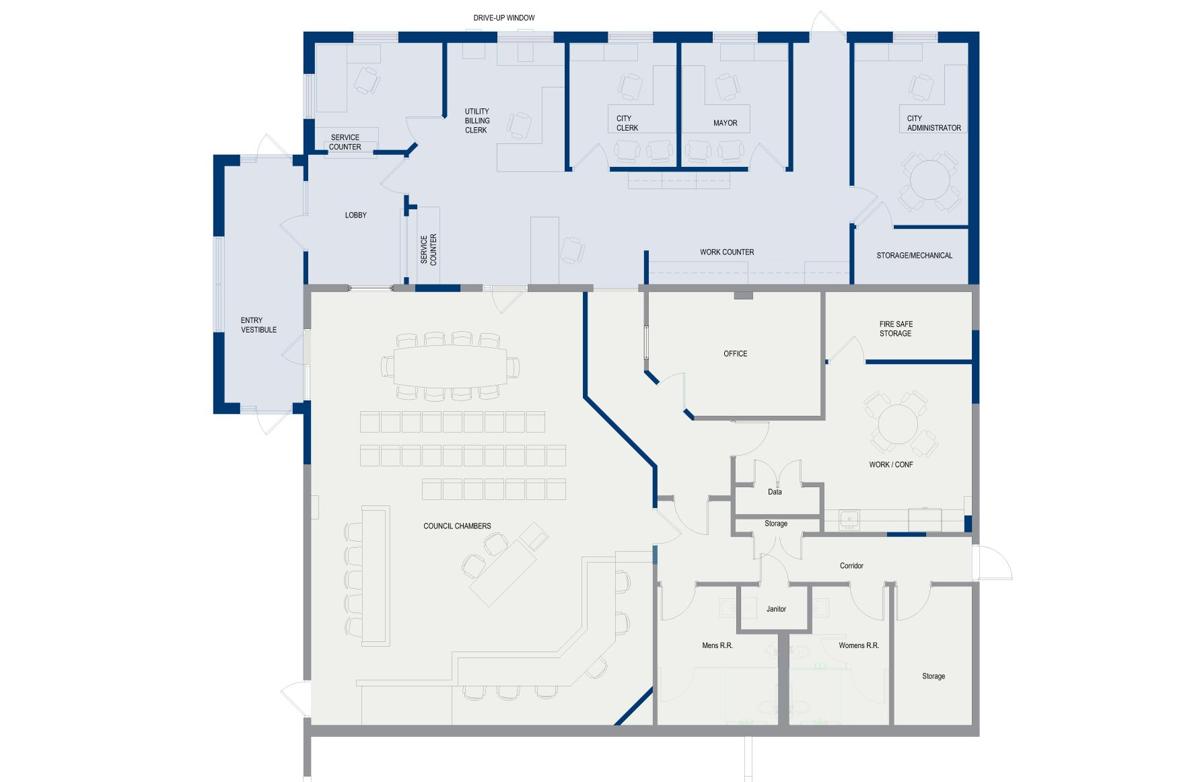 Camanche rolls out city hall renovation plans | Local News ...