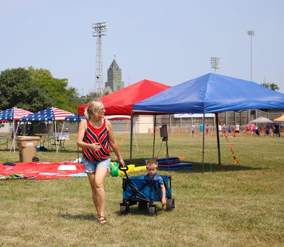Inflatables draw families to Fourth celebration | Local News ...