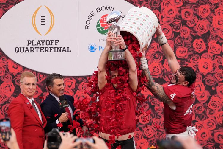 Top-seeded Indiana routs Alabama 38-3 for its first Rose Bowl victory ...