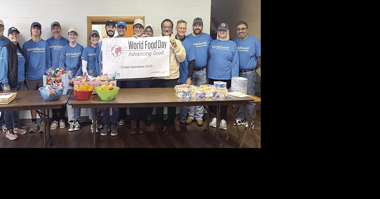 LyondellBasell Clinton Complex takes action for World Food Day | Local ...