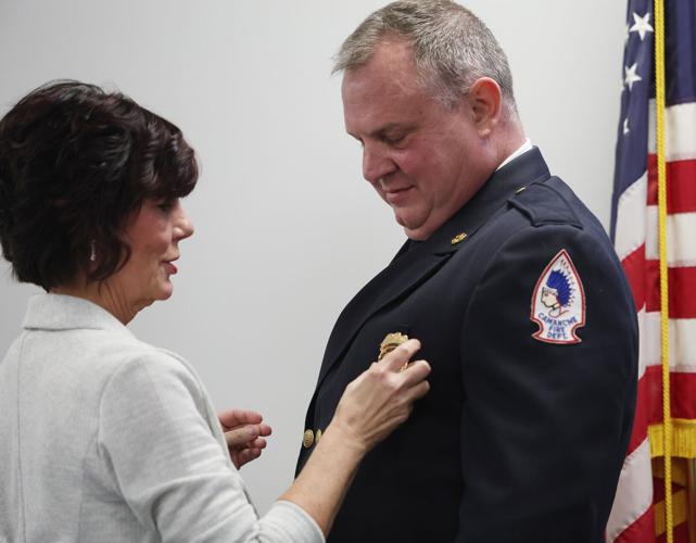 Sowle sworn in as Camanche fire chief | Local News | clintonherald.com
