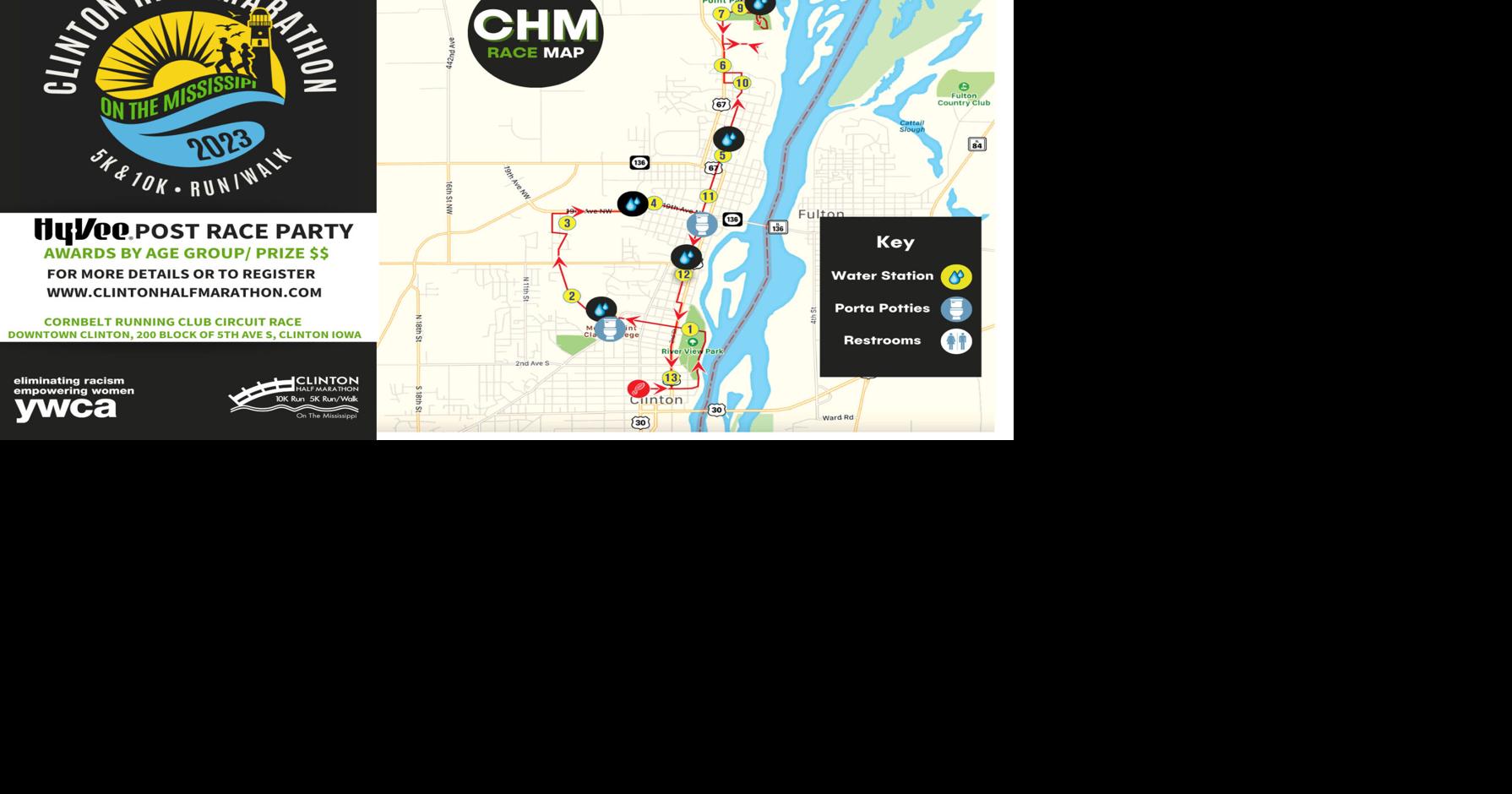 YWCA’s Clinton Half Marathon race routes released | Local News ...
