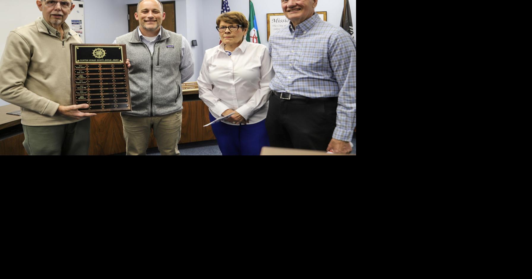 Schuetzle accepts 19th annual Human Rights Commission Award | Local ...