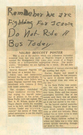 Bus Boycott poster | | cnhinews.com
