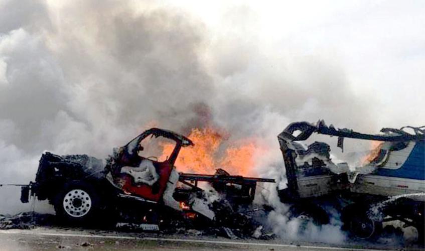 Semi-truck fire eats $300K worth of Kit Kats | CNHI | cnhinews.com