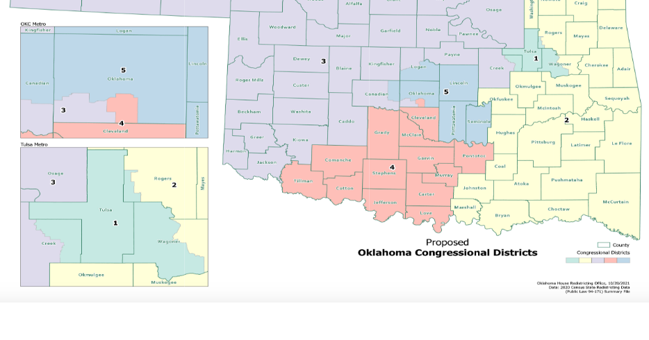 Oklahoma lawmakers unveil congressional redistricting maps | Oklahoma ...