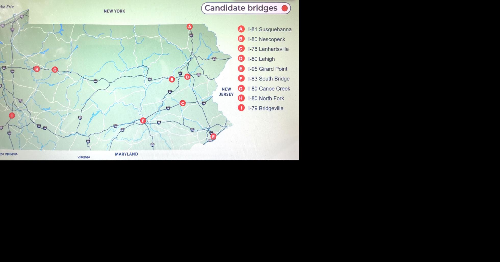 PennDOT plans tolls on 9 interstate bridges | Pennsylvania | cnhinews.com