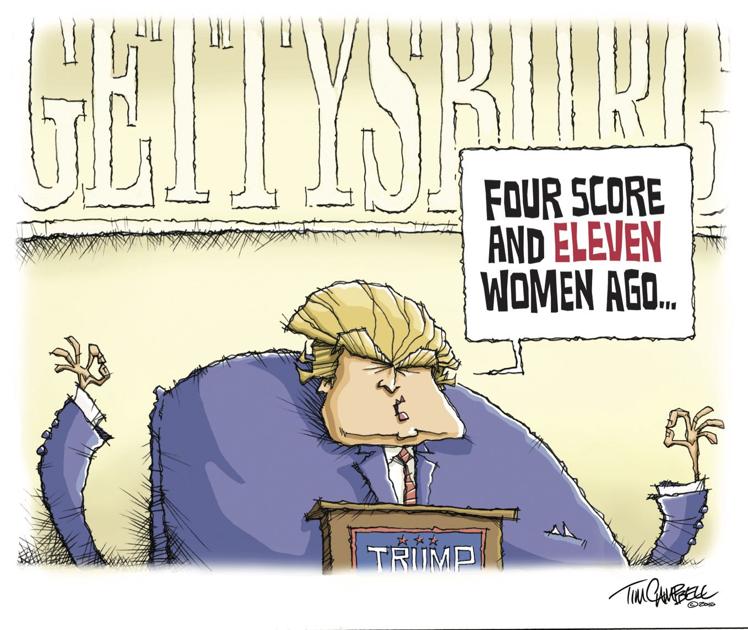 Editorial cartoon: Donald Trump's Gettysburg address | CNHI | cnhinews.com