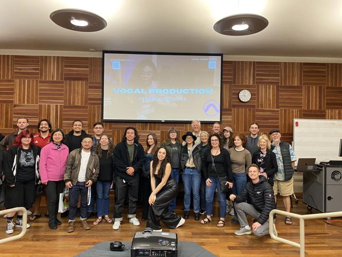 Grammy-nominated vocal producer Simone Torres inspires aspiring ...