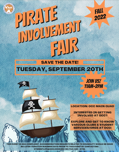 OCC hosts Pirate Involvement Fair Tuesday | News | coastreportonline.com