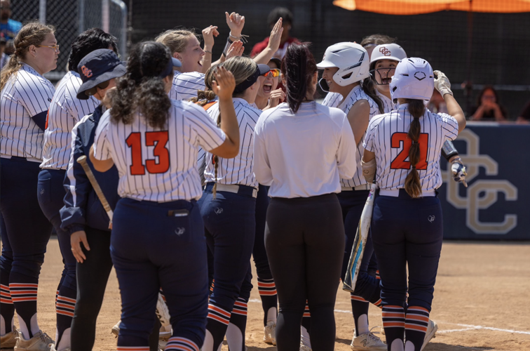 OCC softball takes hard fall during opening game of the playoffs, but ...