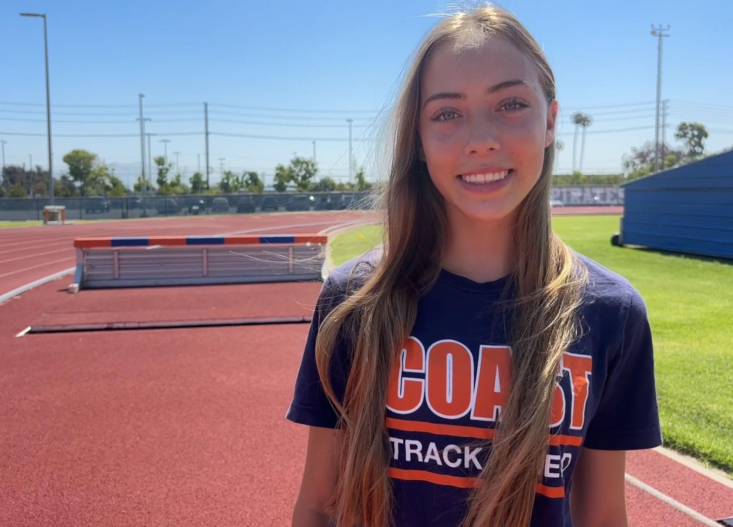 Orange Coast College track and field’s Ana Chupinsky hurdles past ...