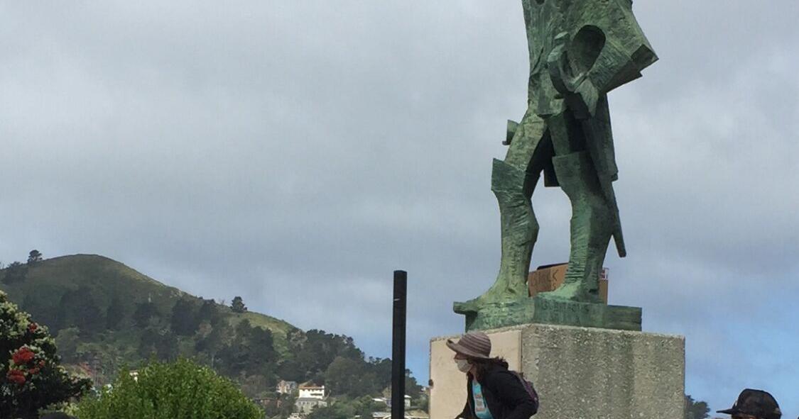 Portola statue removed after years of complaint | Community ...