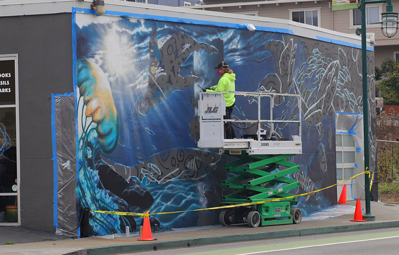 Local muralist completes latest project in Pacifica | Community ...