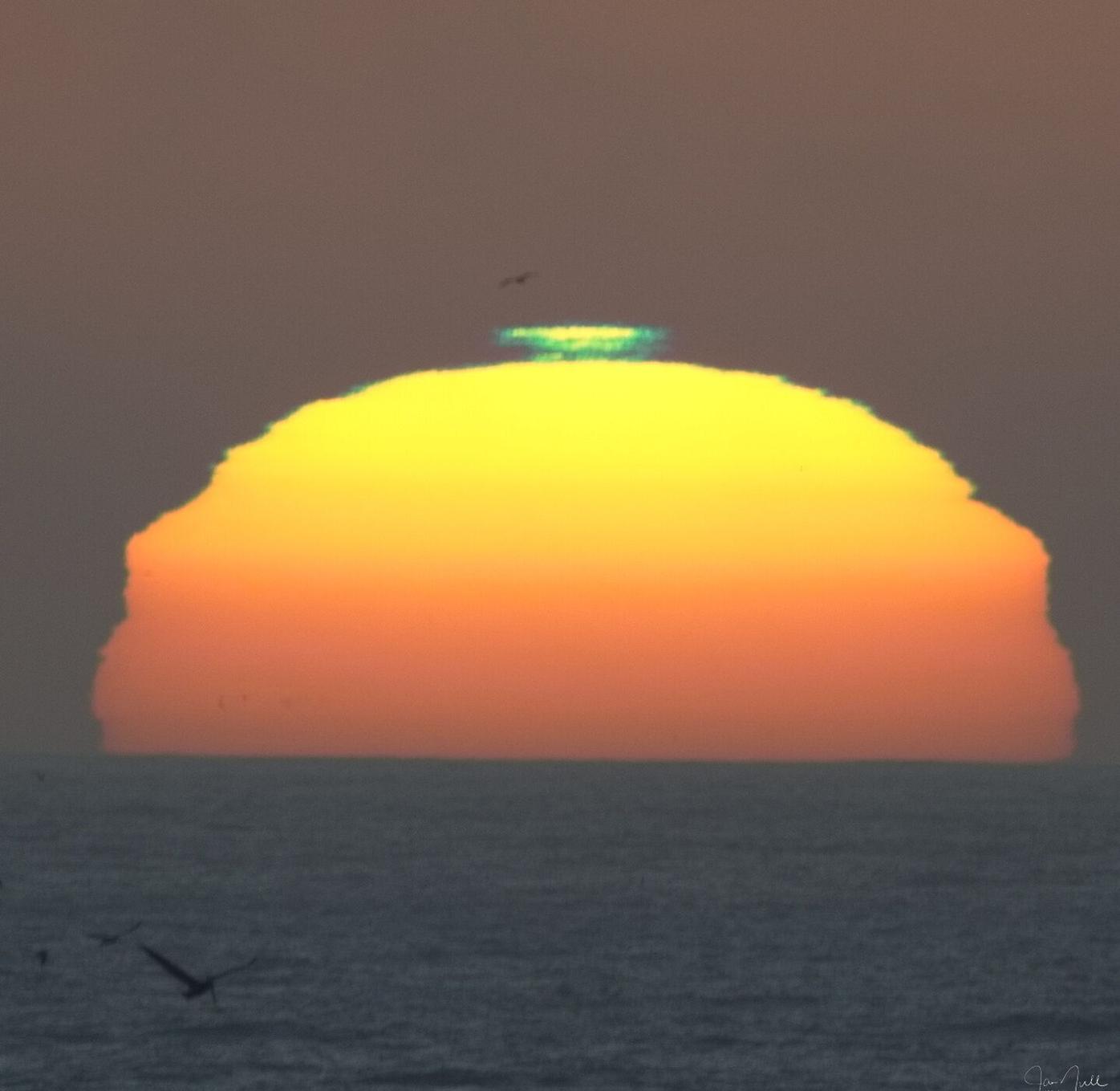 green flash sunset