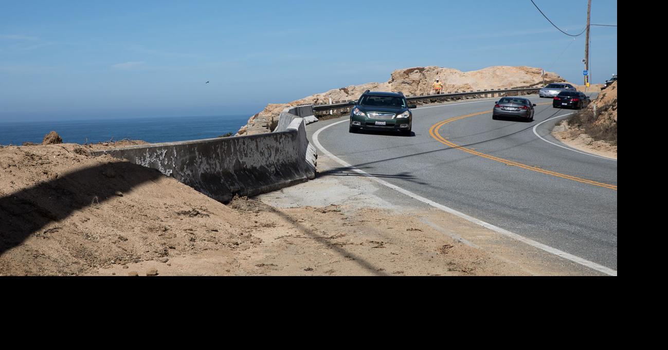 Caltrans installs safety barrier near Devil’s Slide | News ...