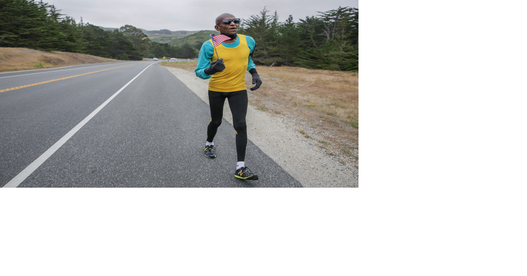 Backward running man on the coast | News | coastsidenews.com