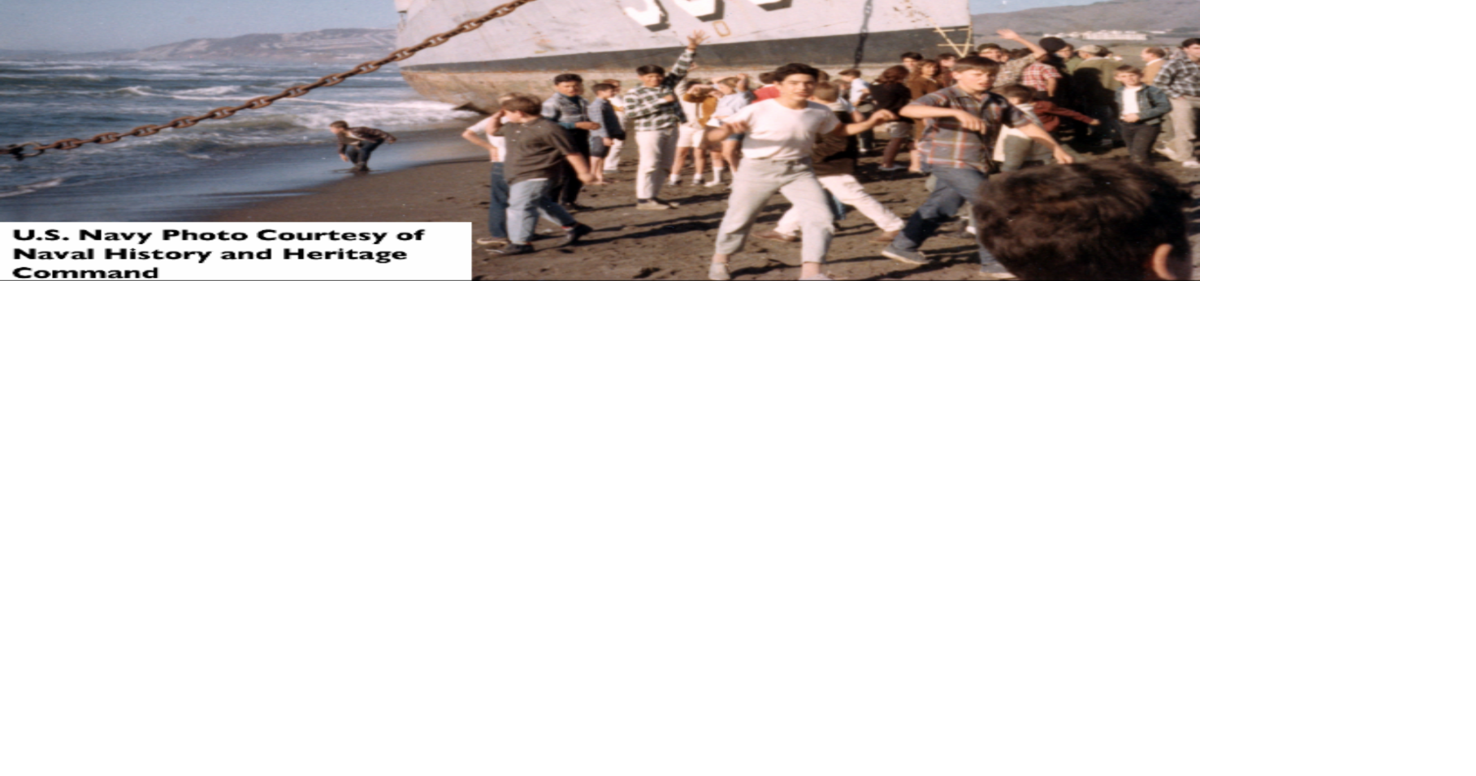 The Story of the U.S.S. George A. Johnson at Sharp Park Beach | History ...