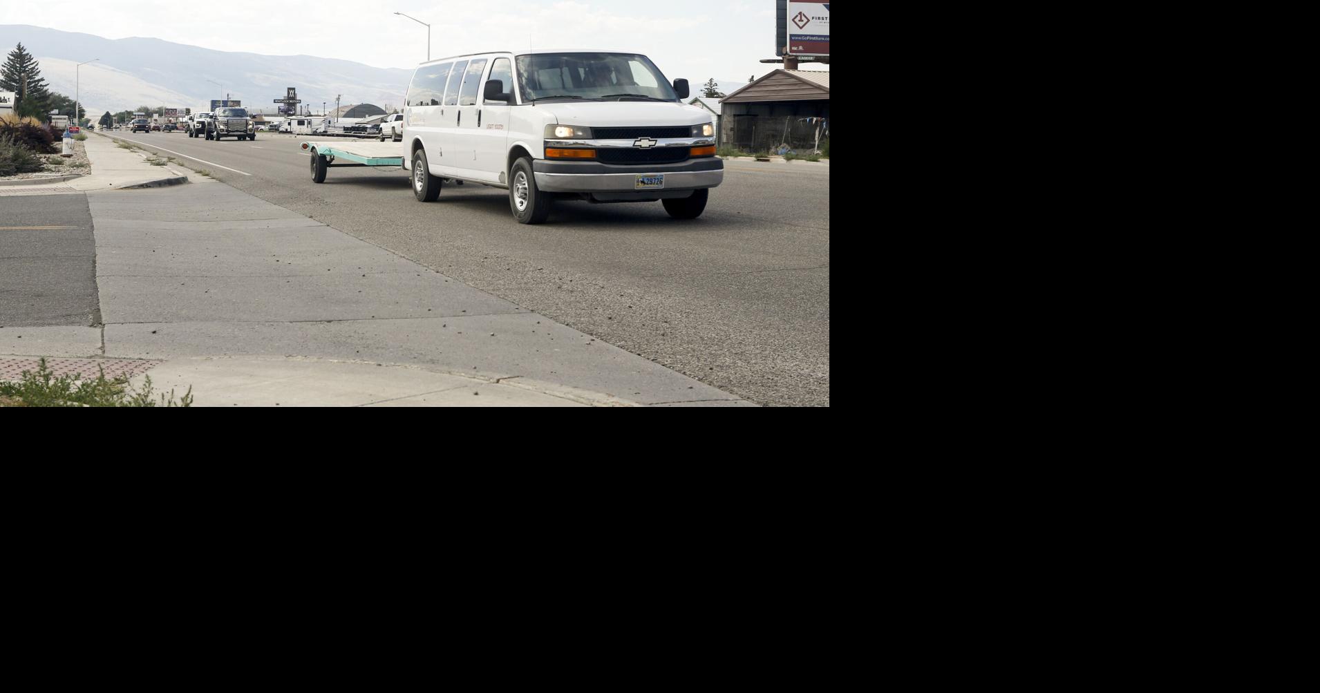 Crossing coming to road? WYDOT preps temp crosswalk on Big Horn | Local ...