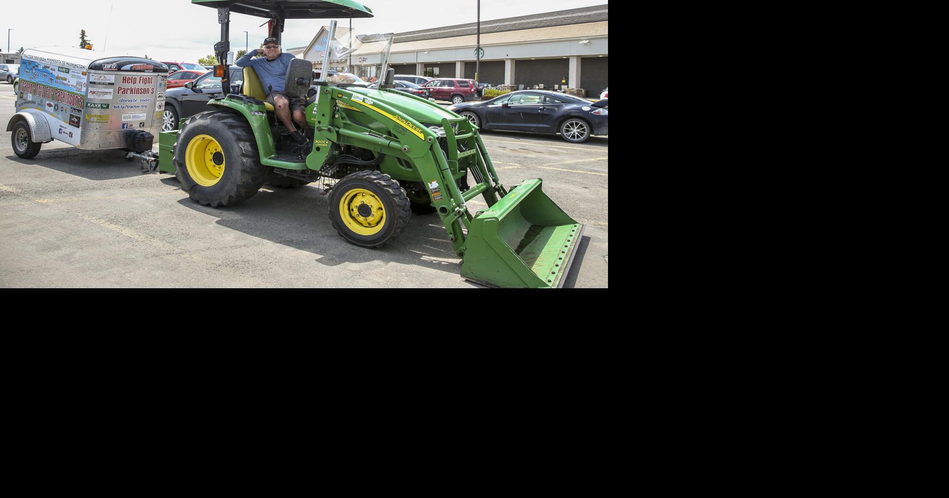 Riding a tractor for Parkinson’s: Adkinson visits Cody on fundraising ...
