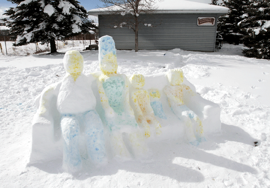 Snowstorm brings ‘Simpsons’ to life | Local News | codyenterprise.com