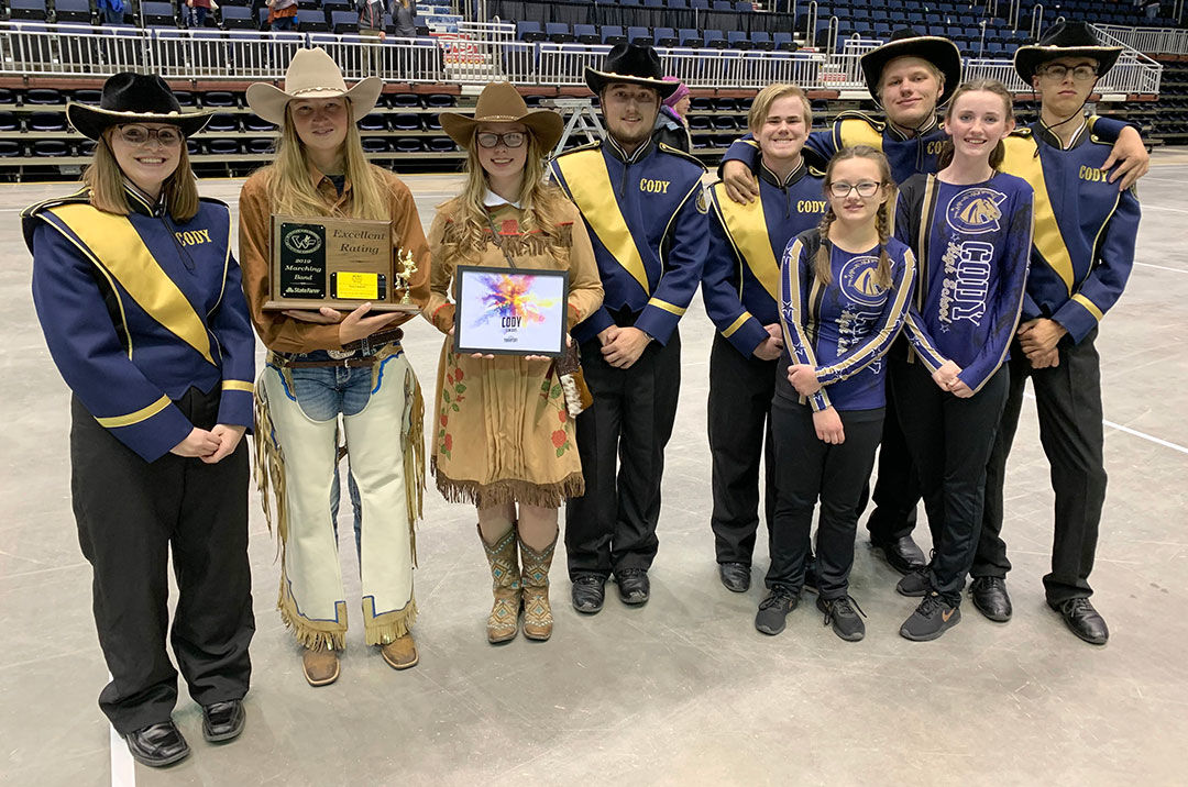 Excellent performance: Cody marching band earns 2nd best state rating ...