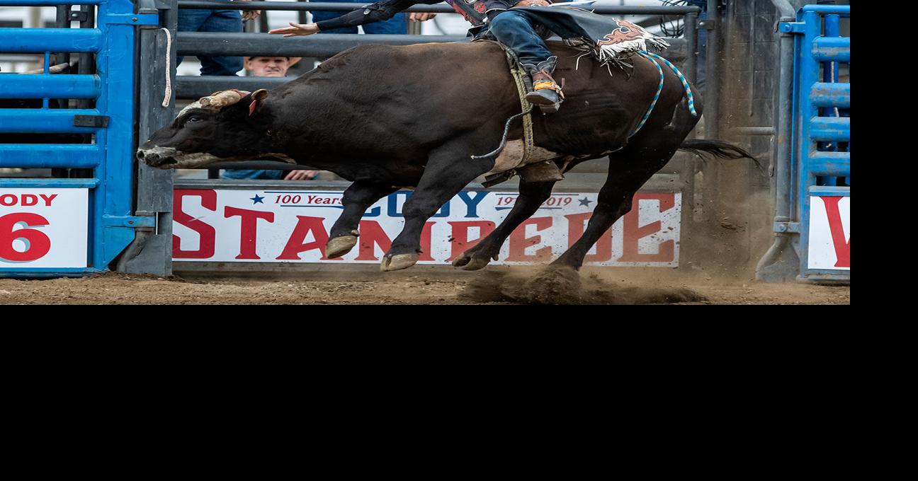 Stampede Rodeo Day 1: Breding wins bulls in front of large crowd ...