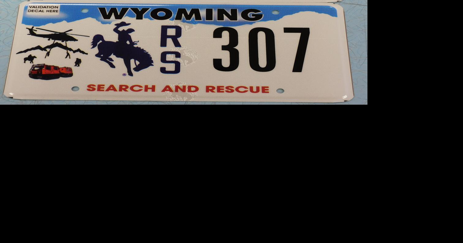 WYDOT SAR plates generate revenue | Local News | codyenterprise.com