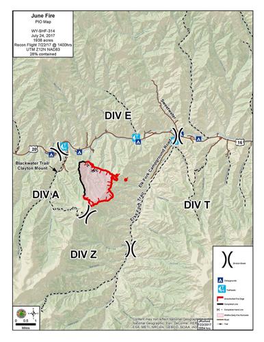 June Fire map | | codyenterprise.com