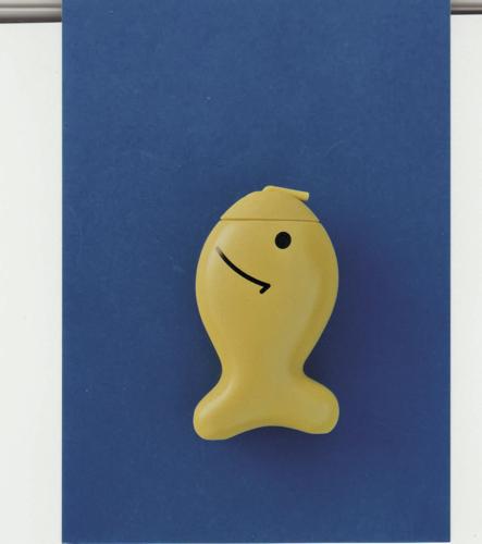 smiling goldfish cracker