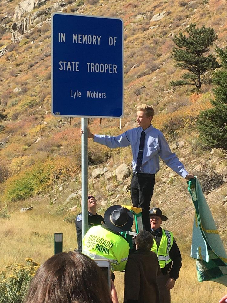 Memorial sign placed near Georgetown to honor Wohlers | Archives | coloradocommunitymedia.com