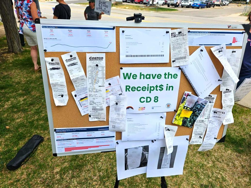 Showing their receipts: Evans’ CD8 critics protest costs | Commerce ...