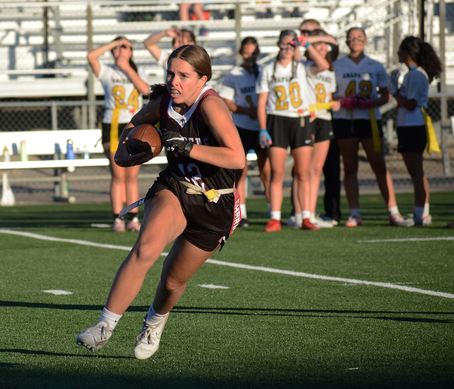 Girls flag football 5A state tournament begins at Trailblazer Stadium ...