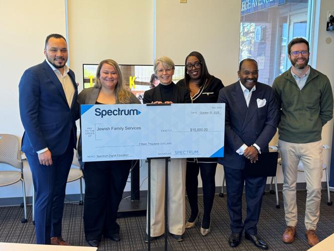 Spectrum presents Jewish Family Services with $15K grant at digital ...