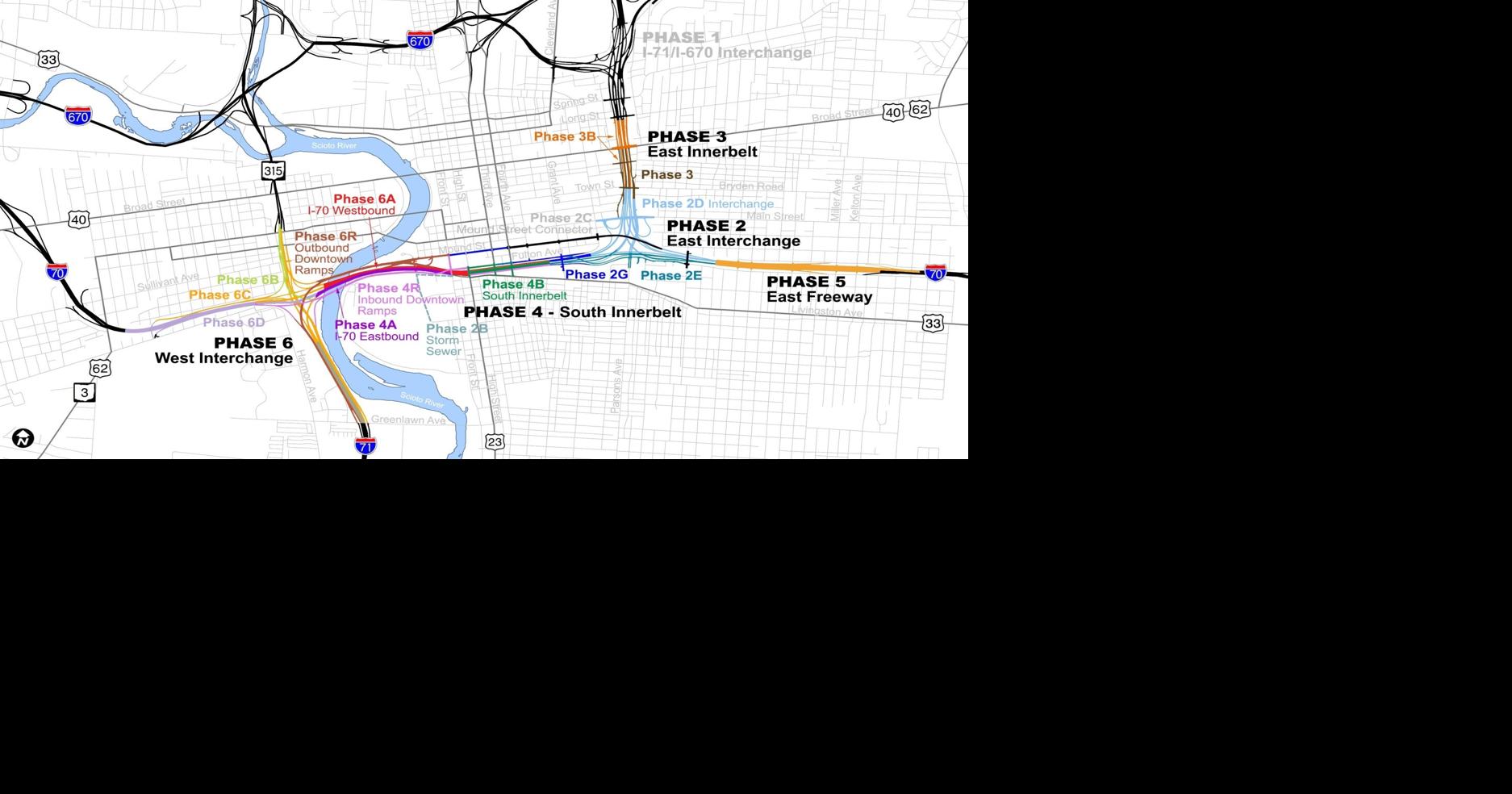 Columbus downtown highway construction project begins | Local News ...