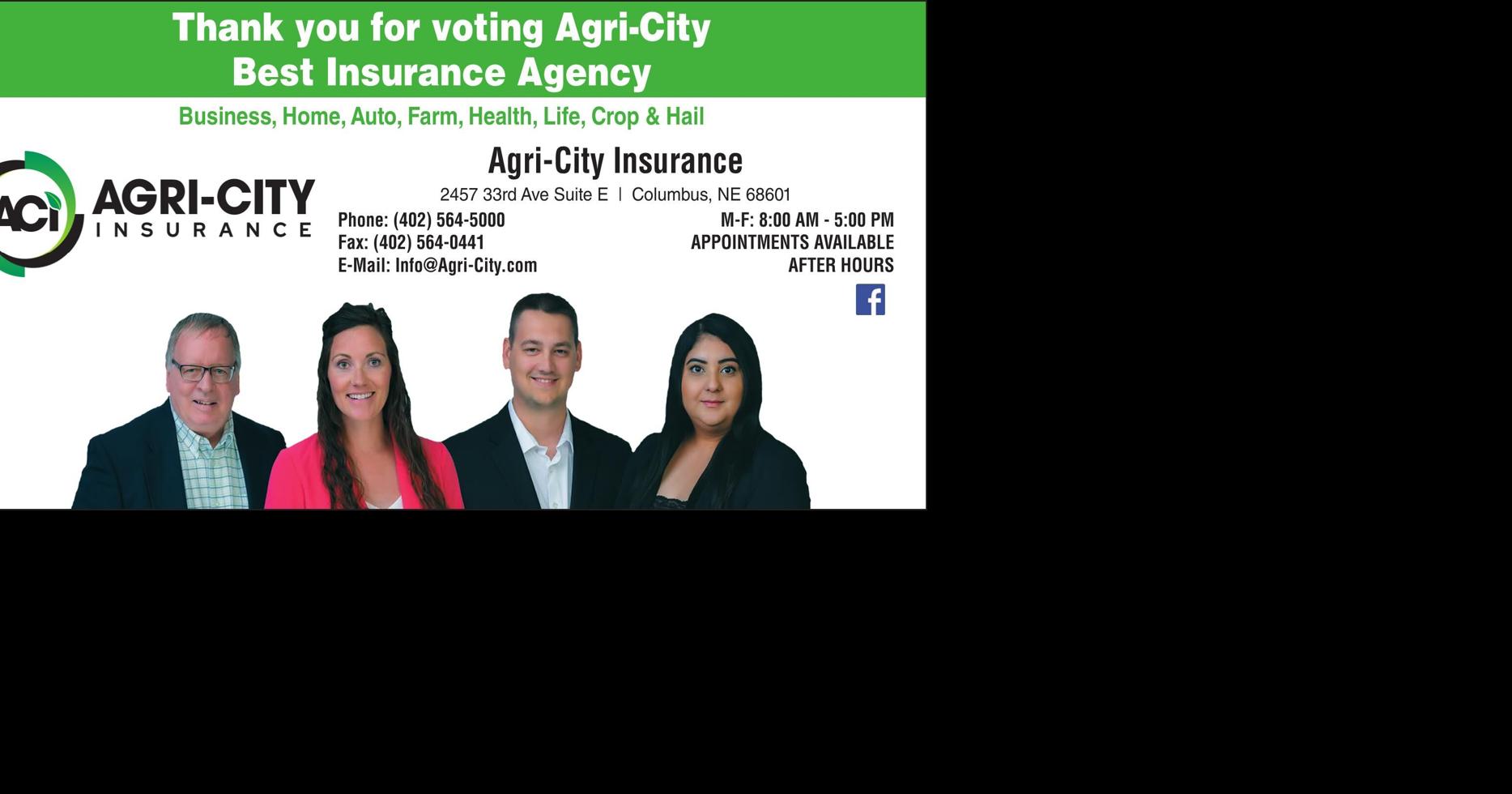 AGRI-CITY INSURANCE - Ad from 2026-06-06