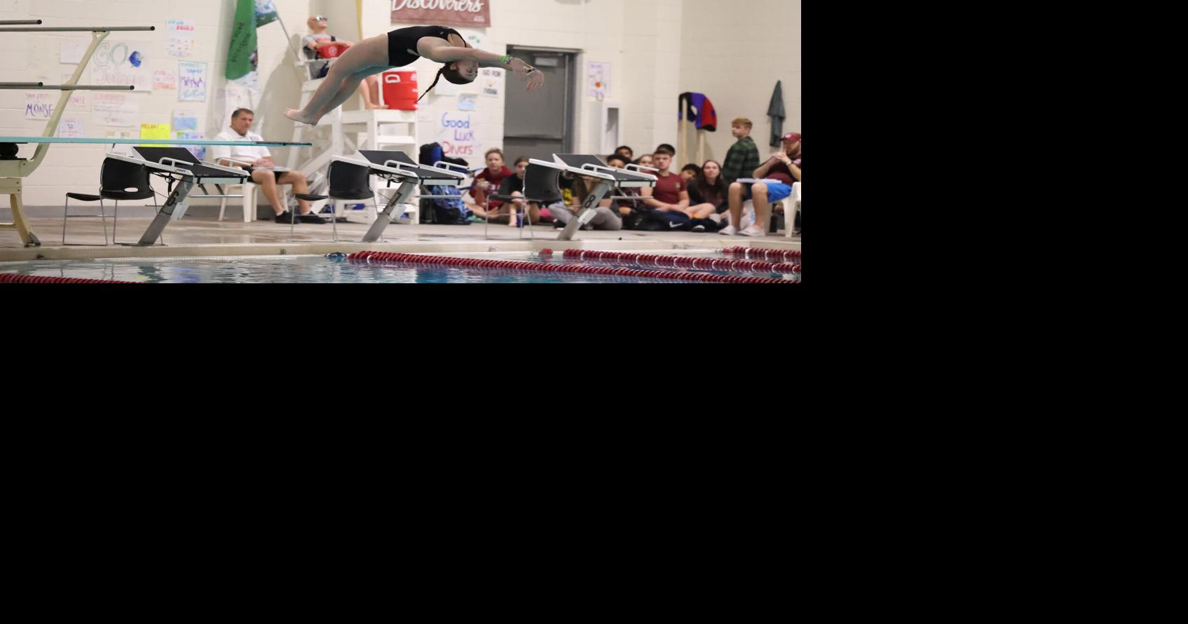 Columbus High swim and dive finishes fourth in home meet