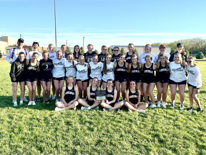 Aquinas girls track and field wins district title, Novacek qualifies ...
