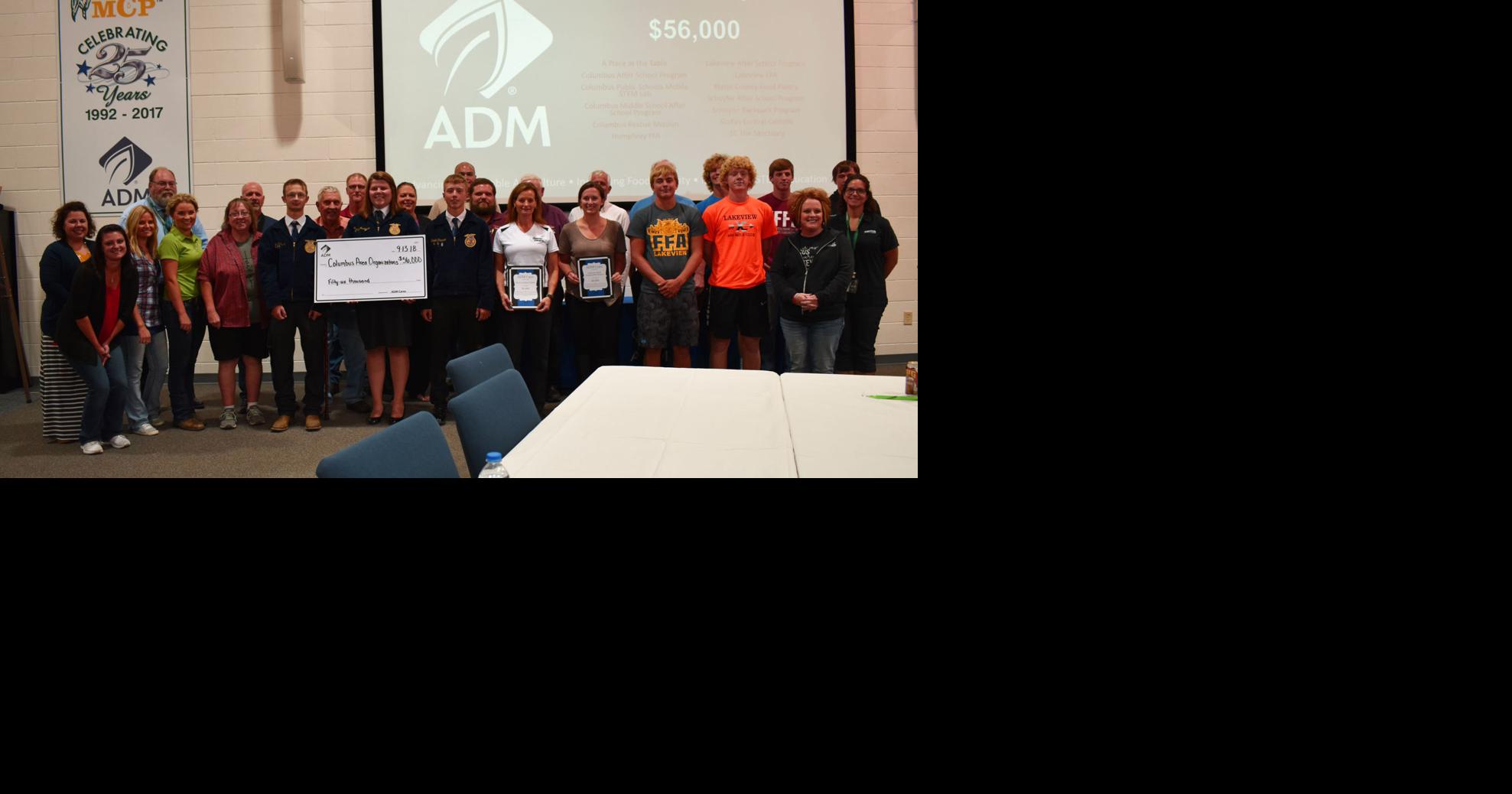 ADM Cares donates $56,000 to area and local organizations