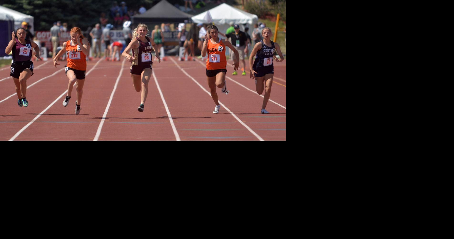 East Butler's Camryn Kocian earns third state silver in 100-meter dash