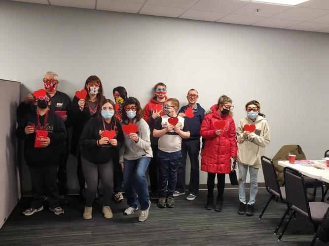 Spreading some love: Big Pals-Little Pals make Valentine's Day cards